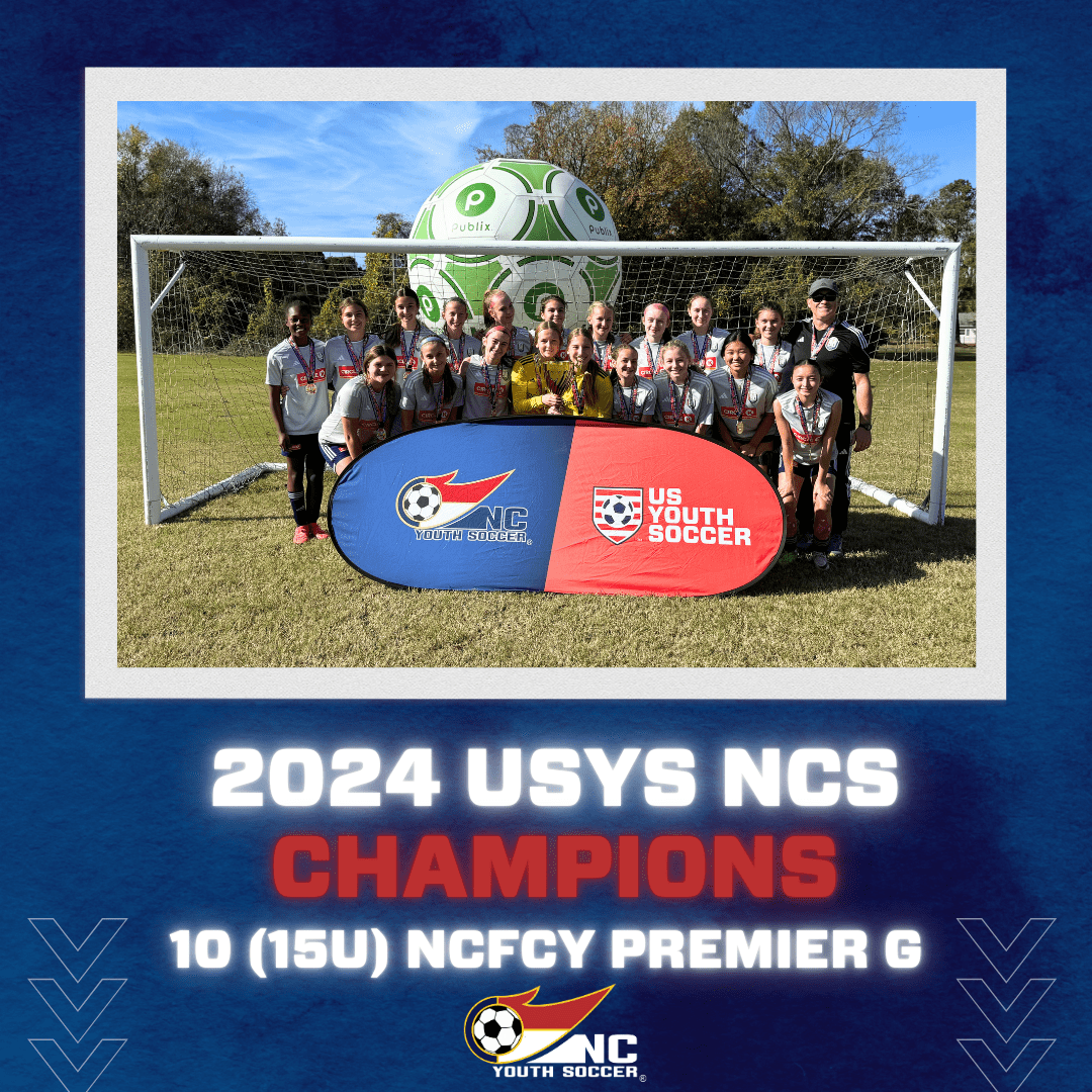 Fall 2024 USYS State Cup Champions - North Carolina Youth Soccer