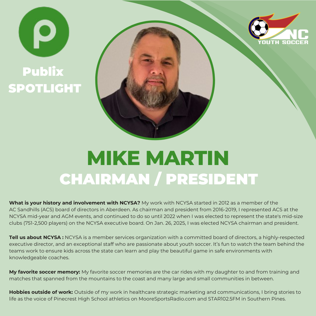 Publix Spotlight - North Carolina Youth Soccer