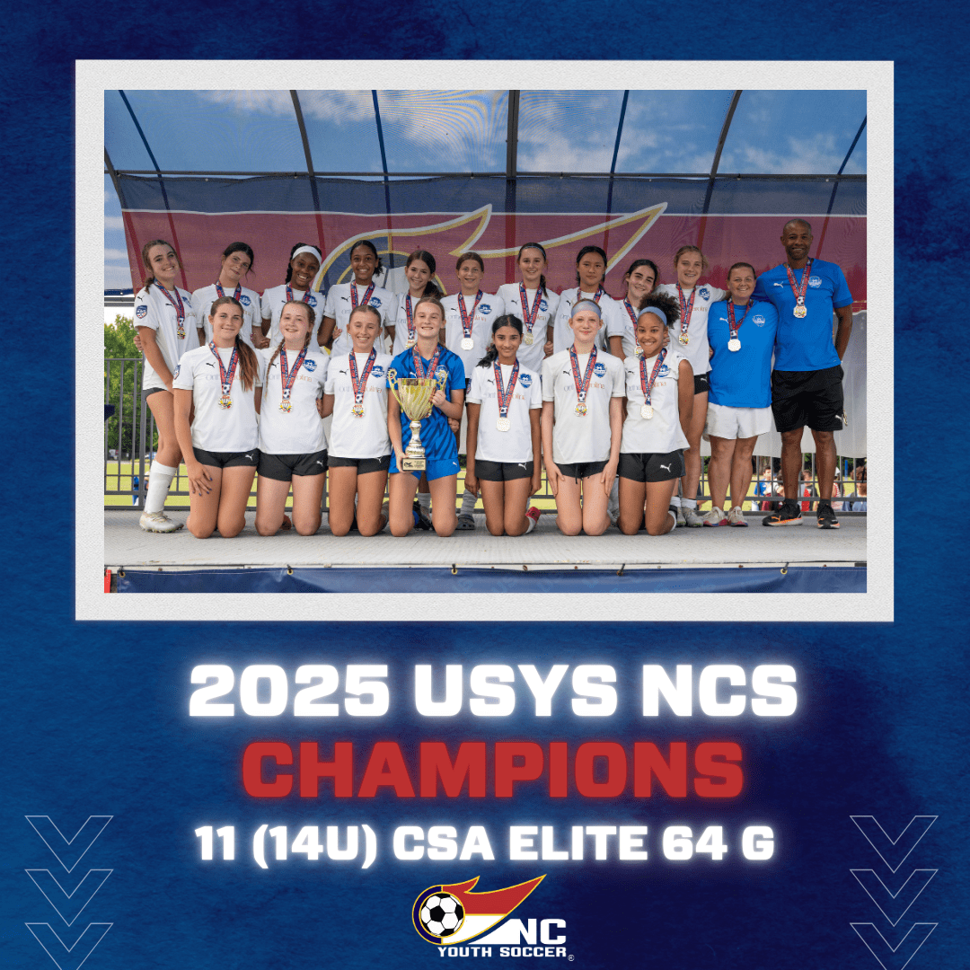 Spring 2025 USYS State Cup Champions - North Carolina Youth Soccer